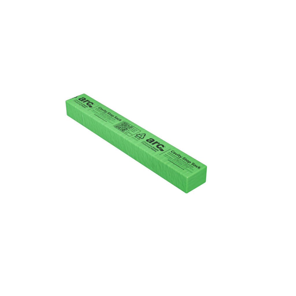 ARC Fire Stop Sock 160mm x 120mm x 1200mm 150mm Cavity - Quote Me Goods